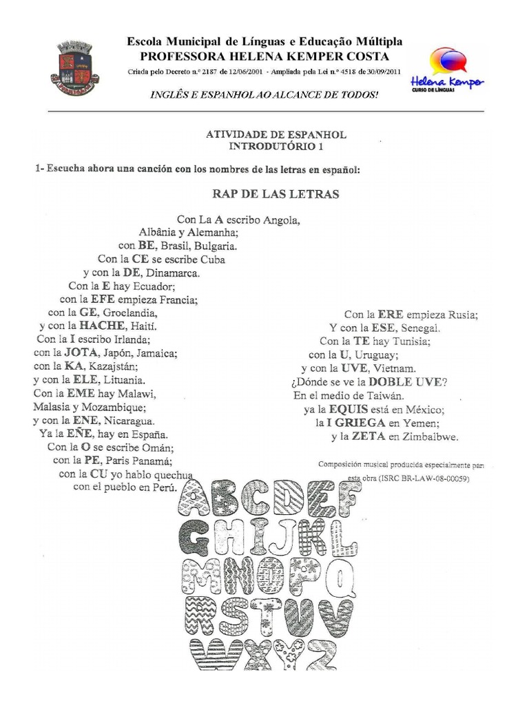 Rap de Las Letras | PDF