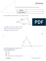 Vectors and Geometric Proof (H) - Edexcel GCSE Maths | PDF | Geometry | Euclidean Geometry