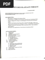 Classification des Fractures de Schatzker | PDF