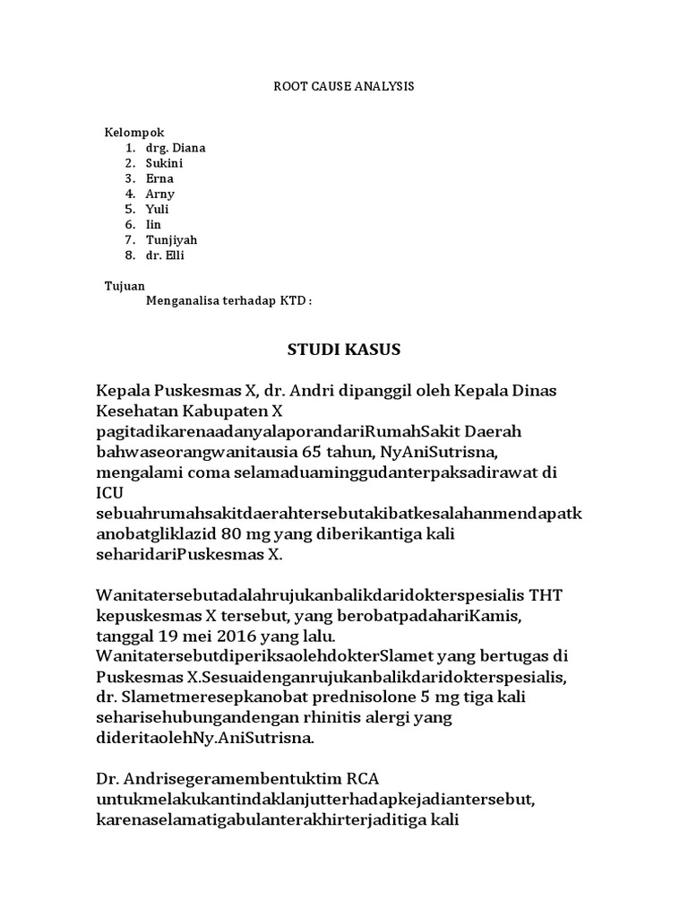 Form Fmea Dan Rca | PDF
