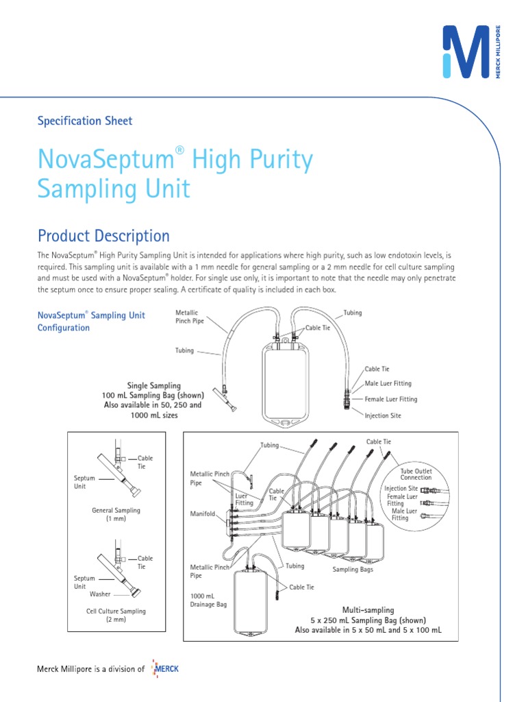 Novaseptum High Purity Sampling Unit: Product Description | PDF | Pipe ...