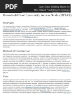 Household Food Insecurity | PDF | Food Security | Questionnaire