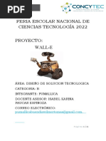 Wall E Proyect | PDF | Robot | Robótica