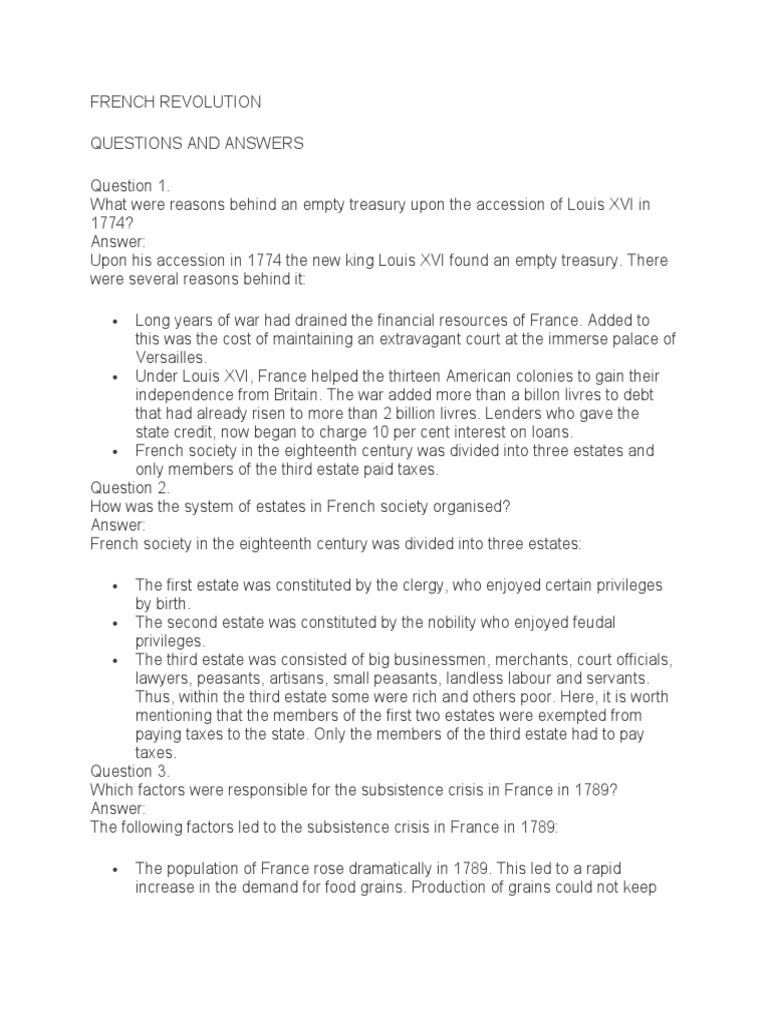 The French Revolution: Causes, Events, and Consequences as Explained ...