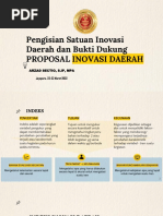Contoh Proposal Inovasi Daerah | PDF