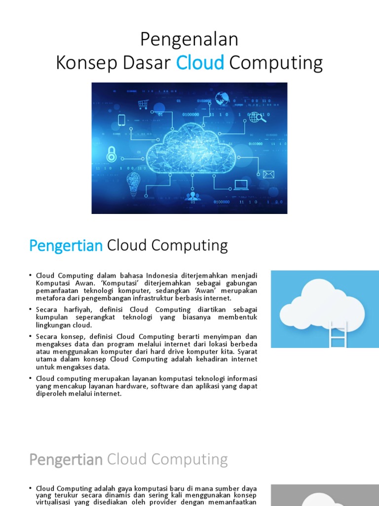 01 - Pengenalan Konsep Dasar Cloud Computing - 1 | PDF