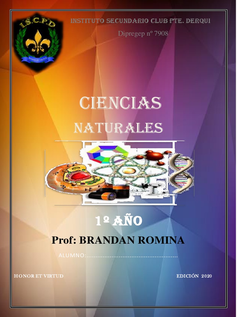 Cuadernillo Cs Naturales 2020 | PDF | Biología Celular) | Citoplasma