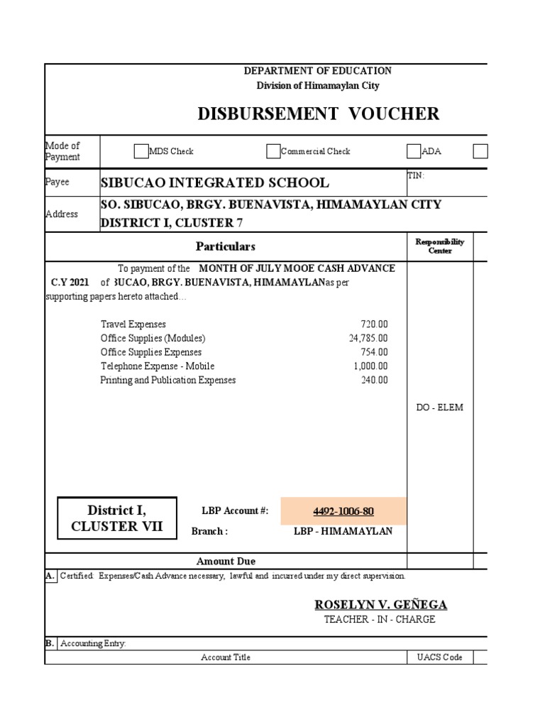 Templates-Revised-July-to-Dec-2021 | PDF | Payments | Cheque