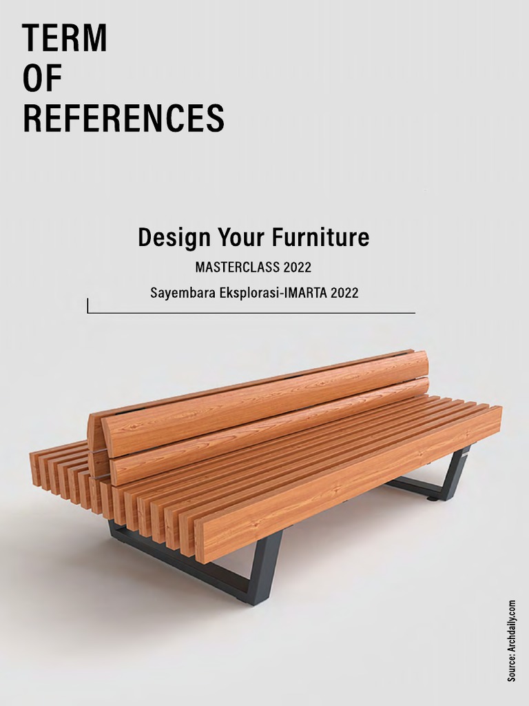 TOR Masterclass 2022 - Design Your Furniture | PDF