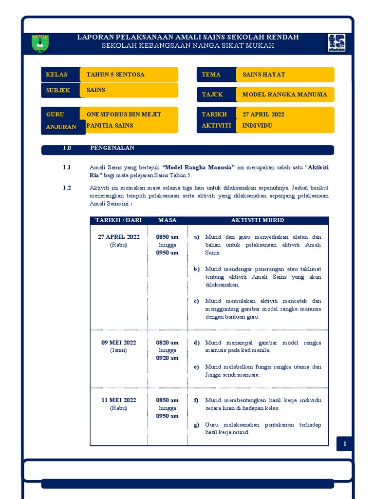 A Amali Model Rangka Manusia | PDF