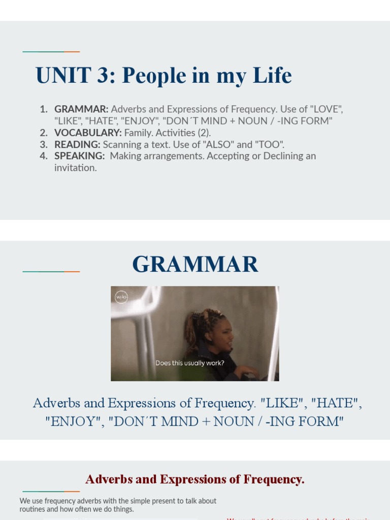 UNIT 3 Concepts | PDF | Adverb | Verb