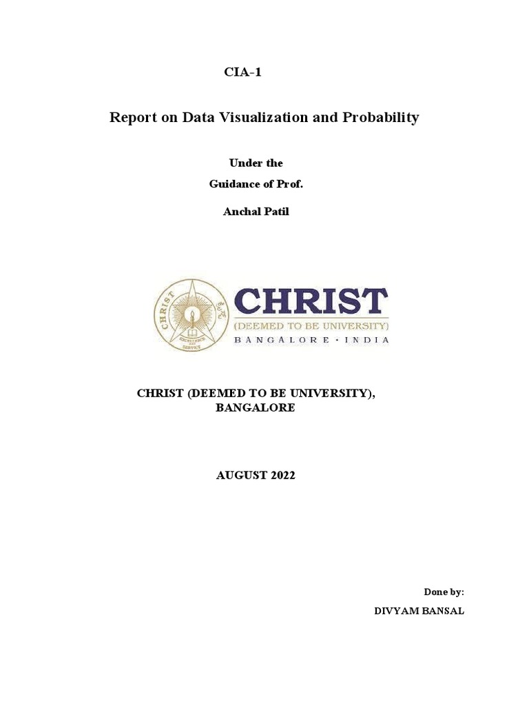 Divyam DAFM CIA-1 Divyam 2227623 | PDF | Statistical Analysis ...