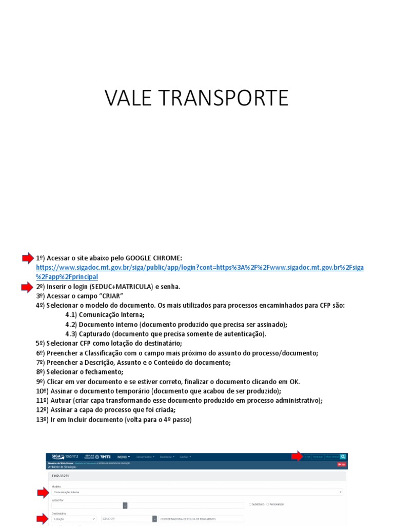Vale Transporte | PDF