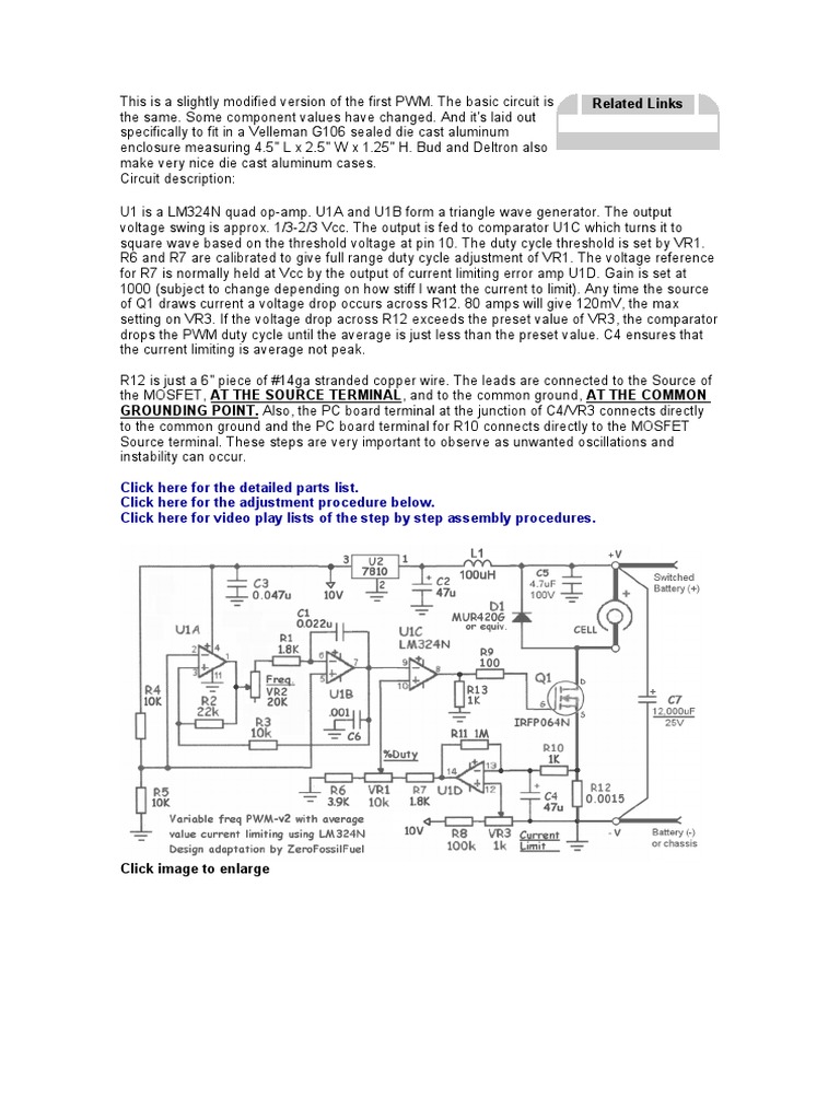 Hho First PWM | PDF | Amplifier | Operational Amplifier