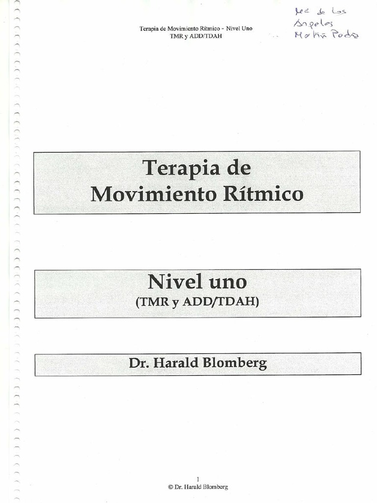 Manual Terapia de Movimiento Ritmico Nivel Uno0001 PDF Compress | PDF