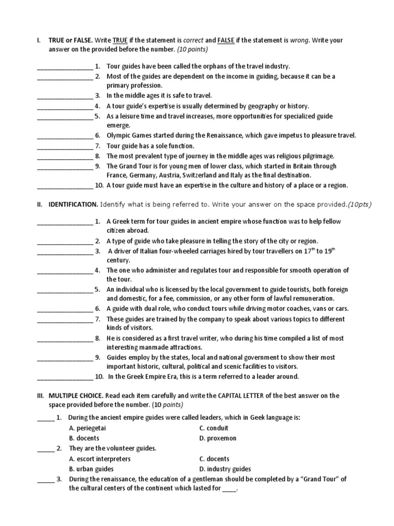 Identify What Is Being Referred To. Write Your Answer On The Space Provided. (10pts) | Download ...