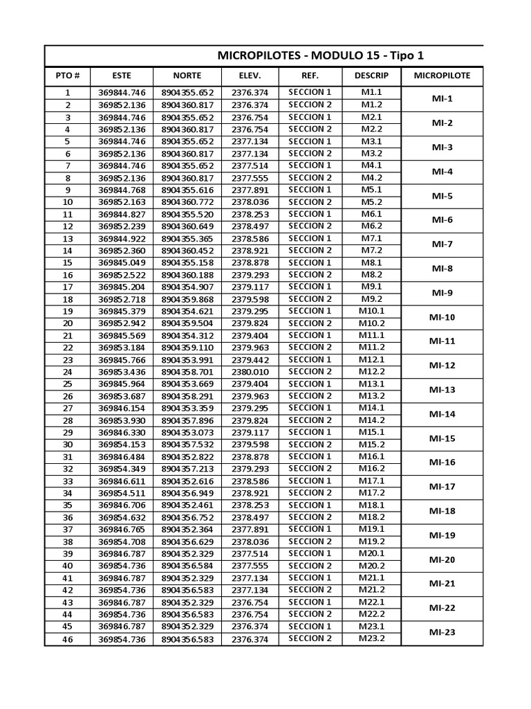 Ptos Replan Micro 15 Mod Tip.1 | PDF