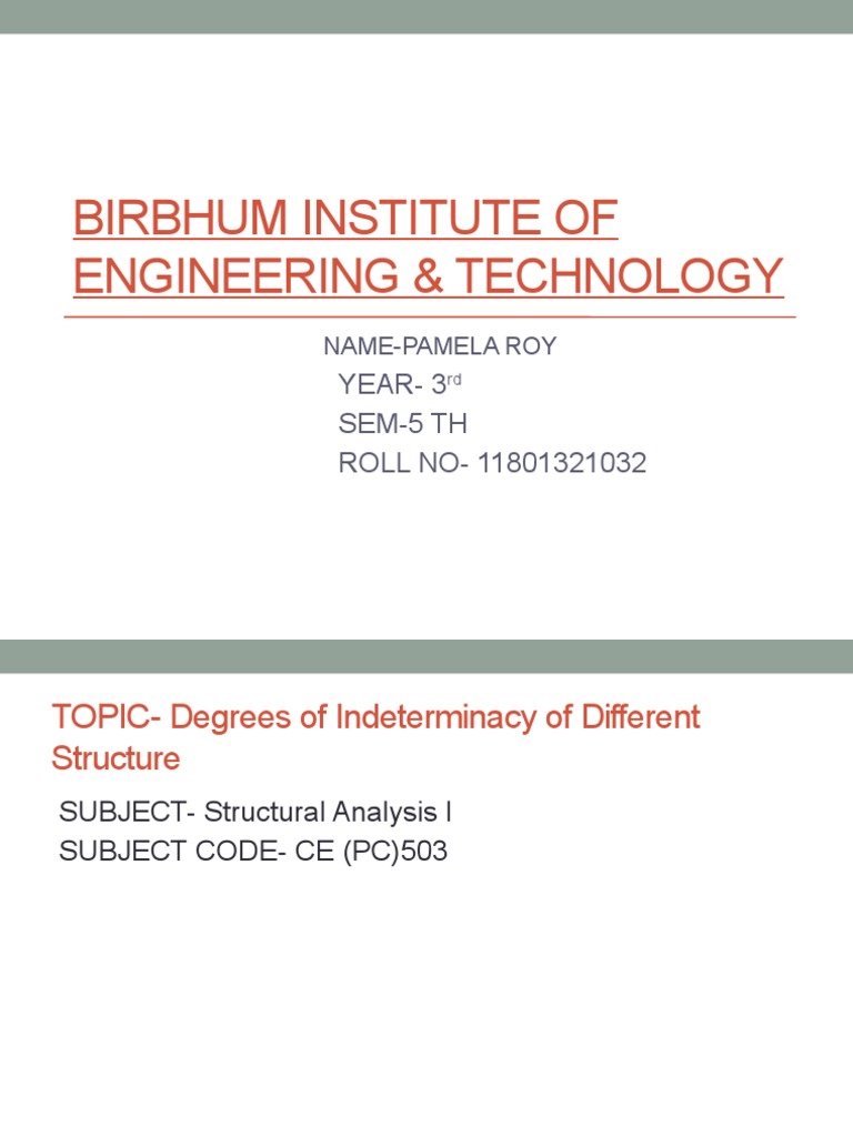 (11801321032) Ce (PC) 503 | PDF | Structural Analysis | Truss