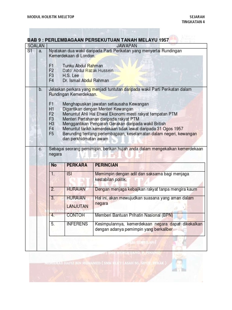 033 HM - Skema Modul Holistik Meletop t4!28!30 | PDF