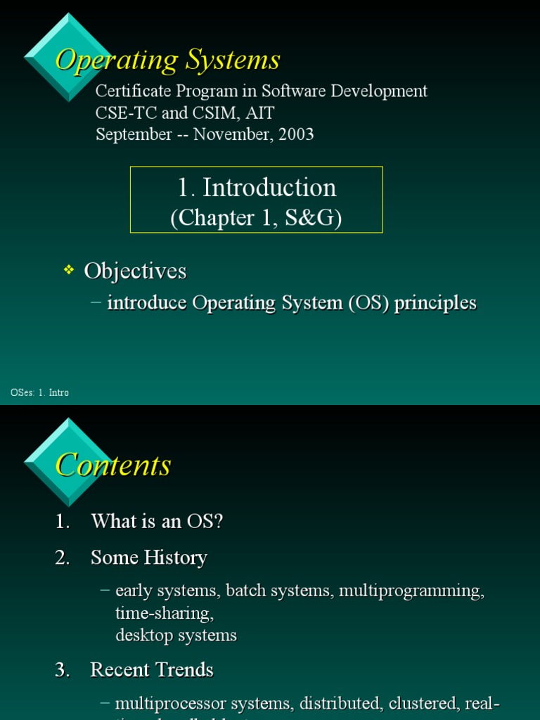 Intro Pdf Operating System Process Computing 