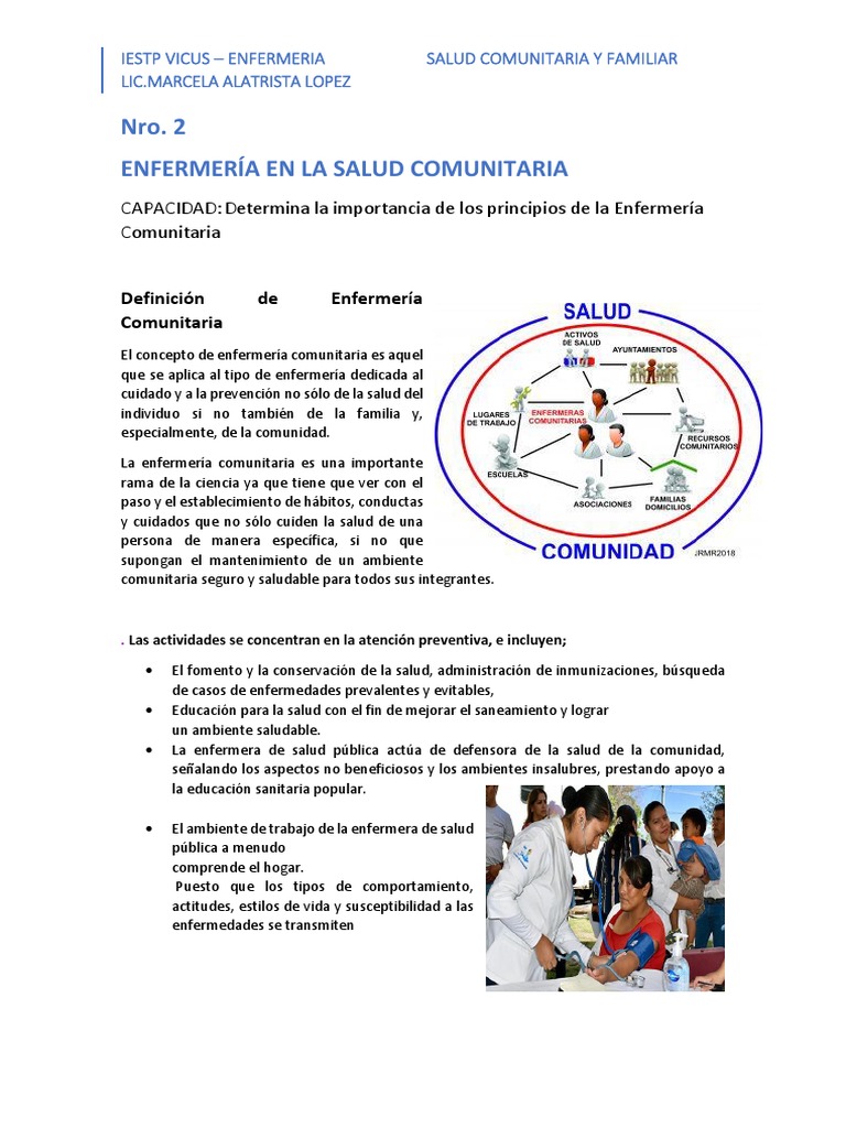 2 Enfermeria en Salud Comunitaria | PDF | Enfermería | Hospital