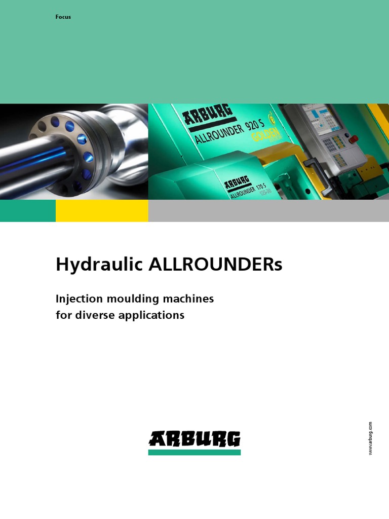 Arburg ALLROUNDER Injection Moulding Machines | PDF | Pump | Energy ...