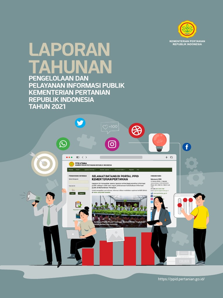 Laporan Tahunan PPID Kementan 2021 | PDF