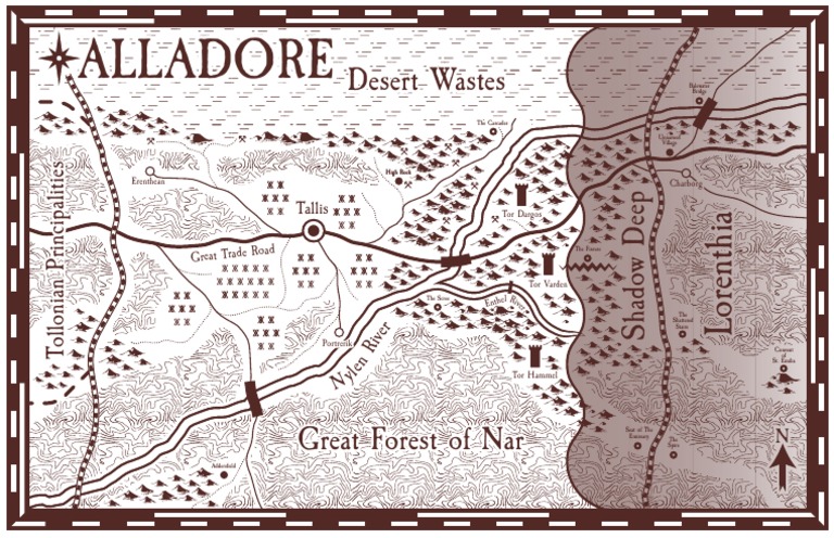 Rangers of Shadow Deep - (Unofficial) - Alladore Map | PDF