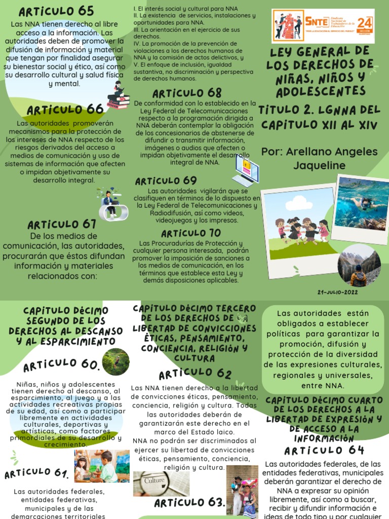 Lgnna - Cap.12-14 - Prim | PDF | Libertad de expresión | Derechos humanos