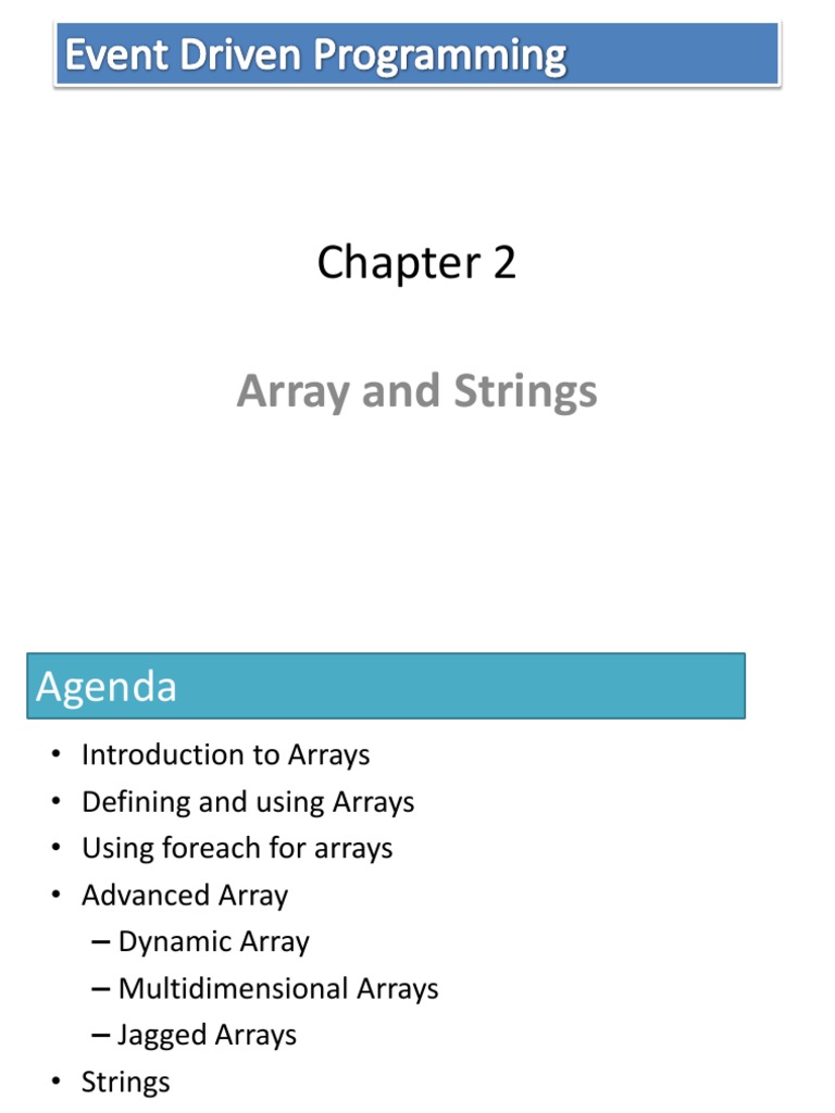 Chapter 2 | PDF | Array Data Structure | Array Data Type