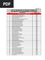 HBL Branch Codes and Locations List | PDF | Karachi | Islamabad