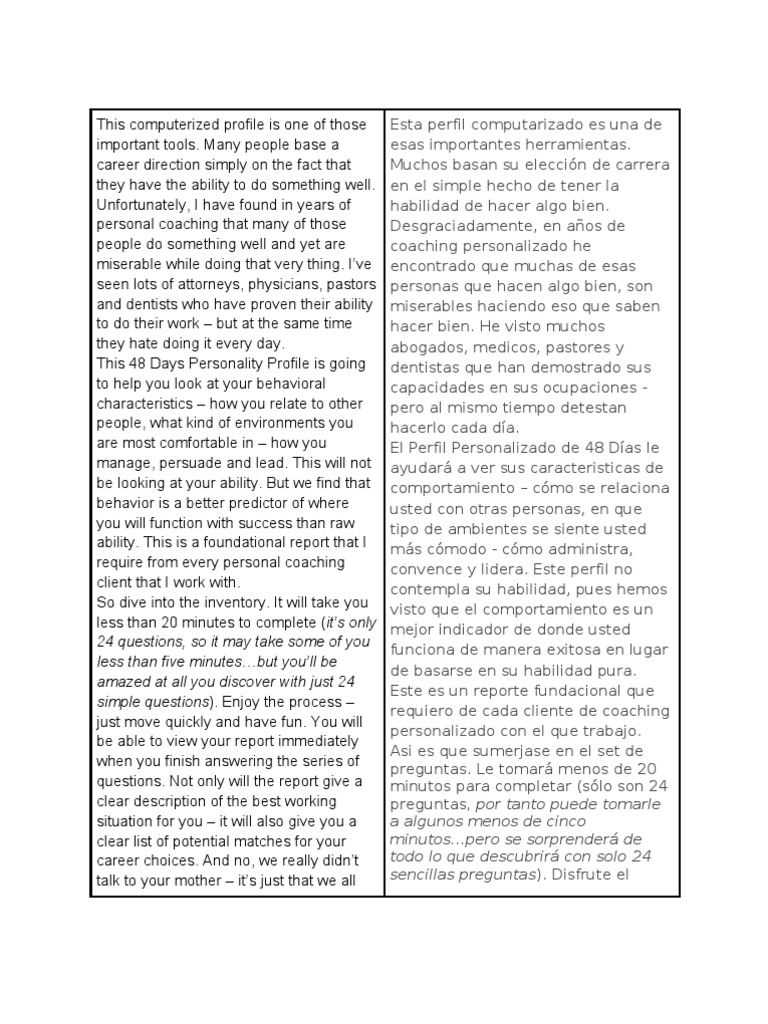 Muestra 48 Dias | PDF | Leisure | Entertainment (General)