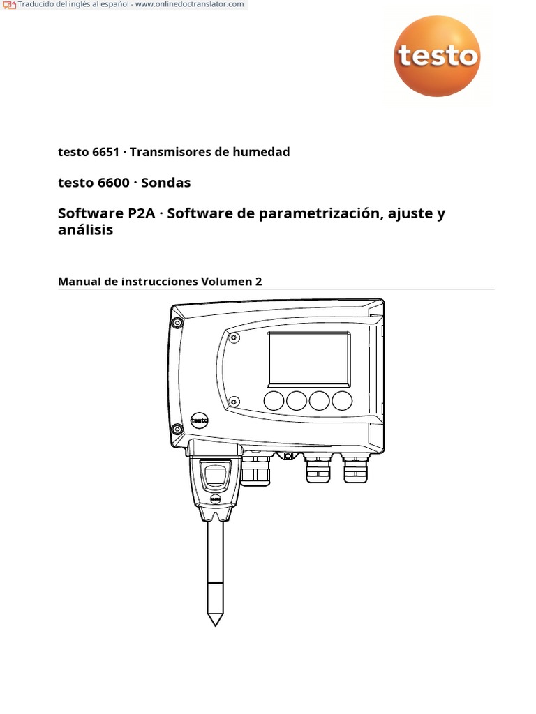 TESTO-6651-6600 VOL2-1-20.en - Es | PDF | Uncertainty | Hysteresis