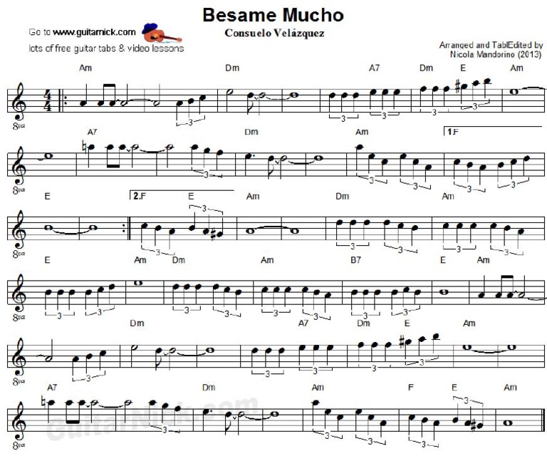 Besame Mucho Rumba | PDF