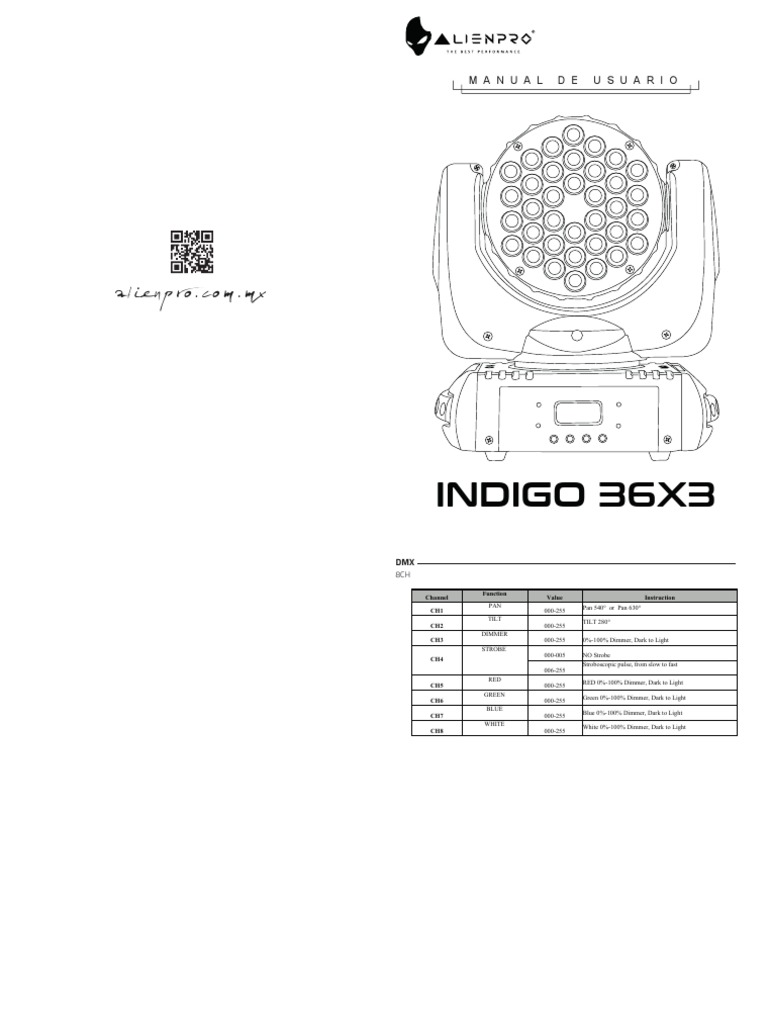 Indigo 36X3: Manual de Usuario | PDF | Electronics | Computing