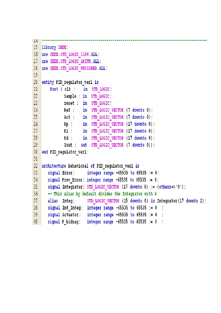 Pid VHDL Code | PDF