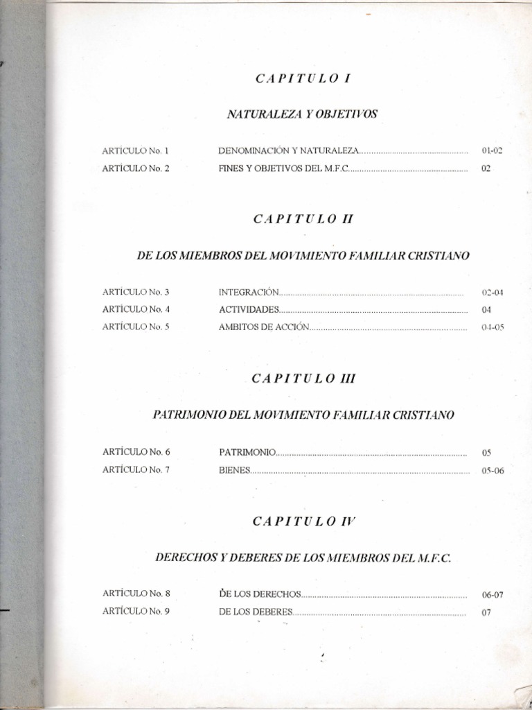 Reglamento MFC | PDF