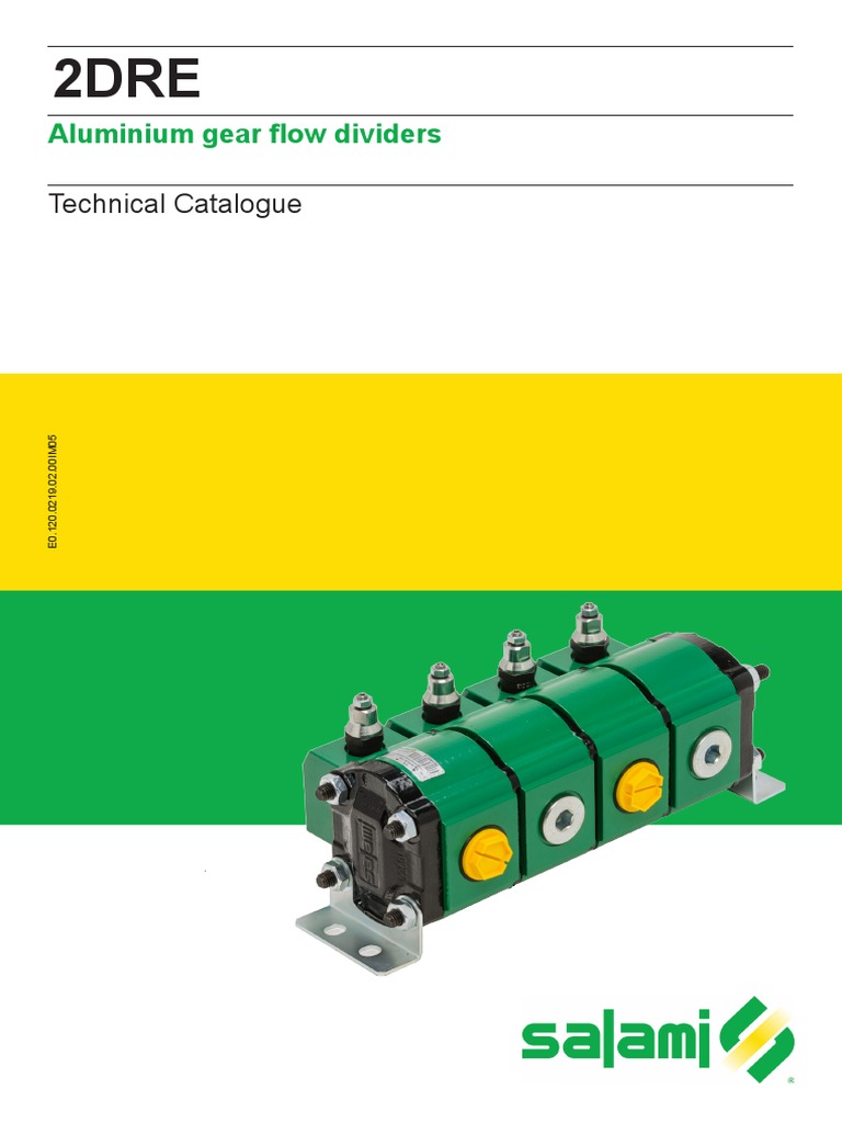 2DRE - Technical Catalogue | PDF | Valve | Pump