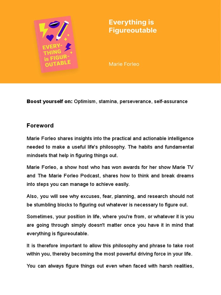 Everything Is Figureoutable | Download Free PDF | Thought | Mind