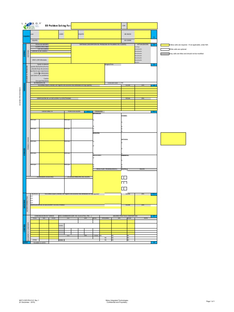 Formato 8d Qsf-058-Cal | PDF