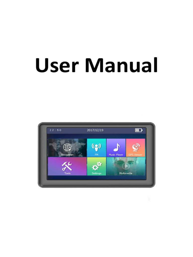 AWESAFE GPS Navigation Manual | PDF | Icon (Computing) | Global ...