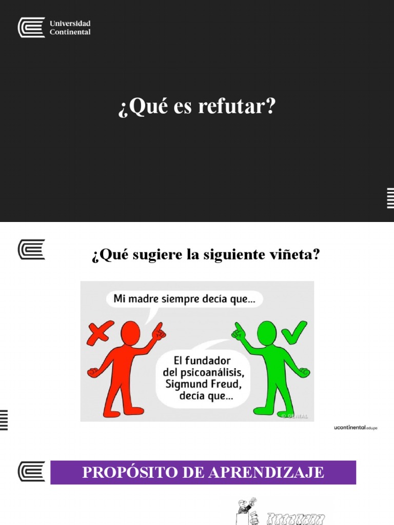 S.6-La Refutación | PDF | Falacia | Argumento