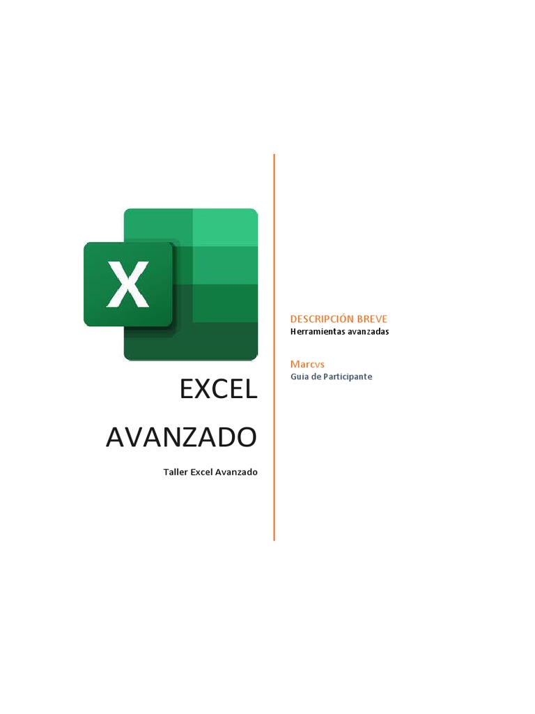 Excel Avanzado Pdf Microsoft Excel Objeto Informática 