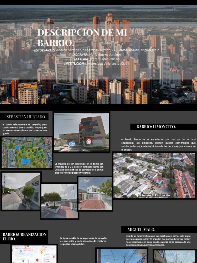 Descripcion de Mi Barrio. | PDF