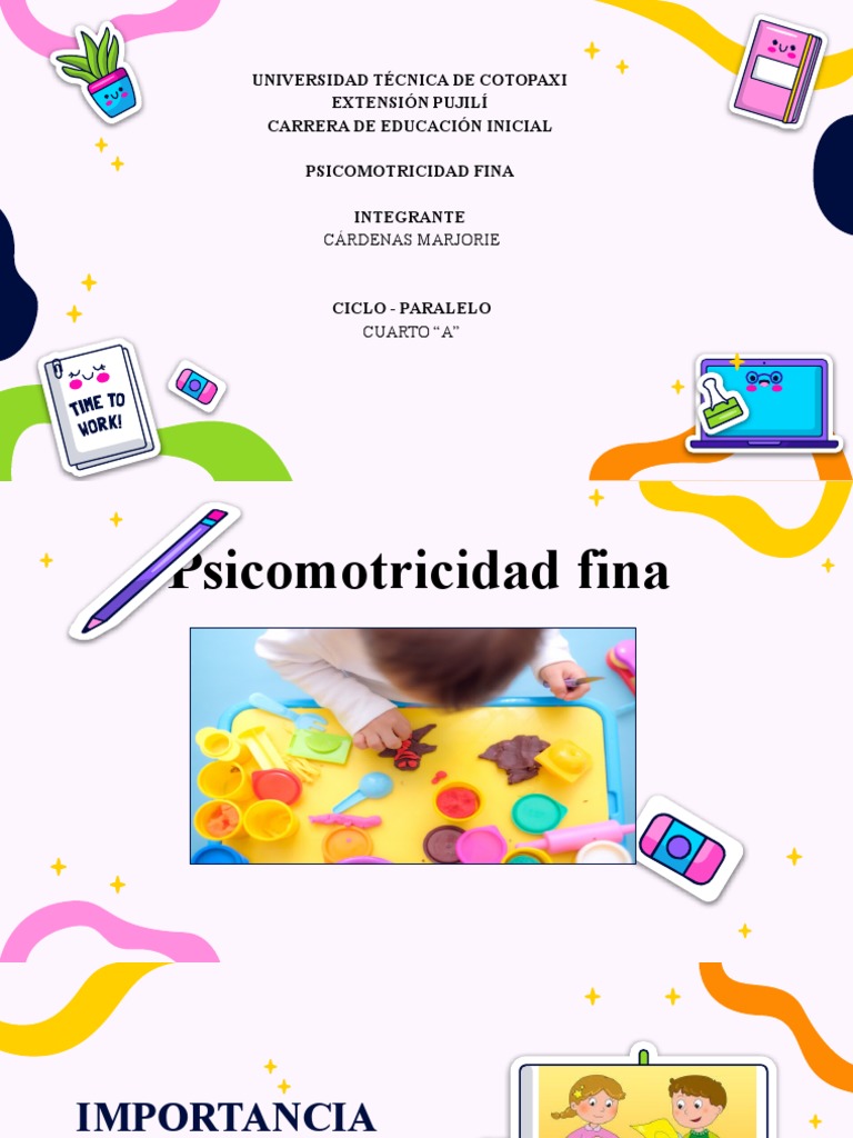 Psicomotricidad Fina | PDF