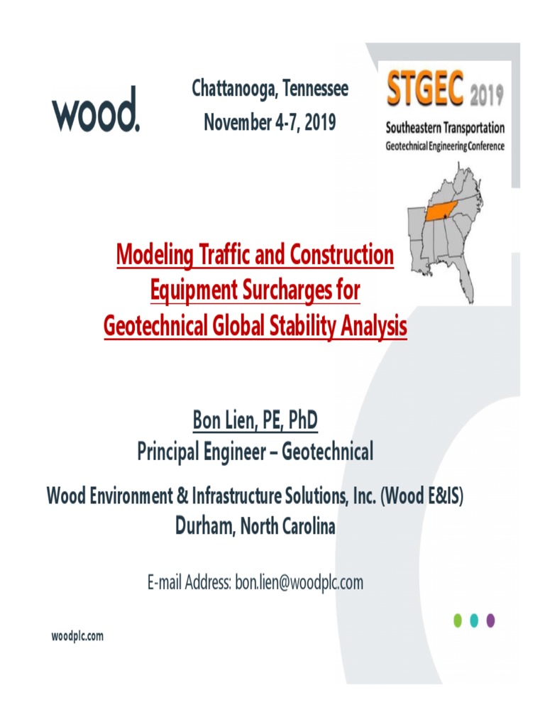 Modeling Traffic and Construction Equipment Surcharges For Geotechnical ...