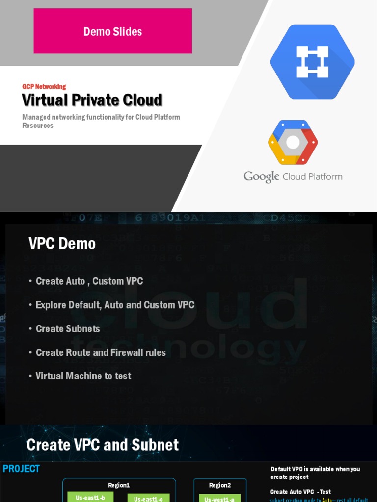 8.1 Cloud Solution Architect Sec 04 Chap 002 VPC V03 - DEMO Slides PDF | PDF | Cloud Computing ...