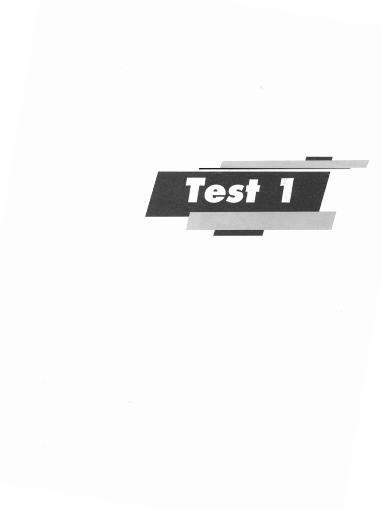 Practice Tests A2 Test 1 | PDF | Penguin | Room