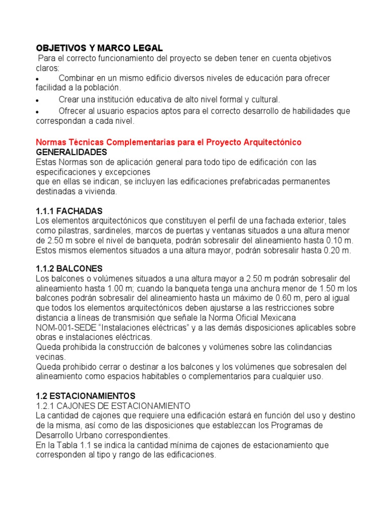 Normas Técnicas Complementarias 2024 | PDF