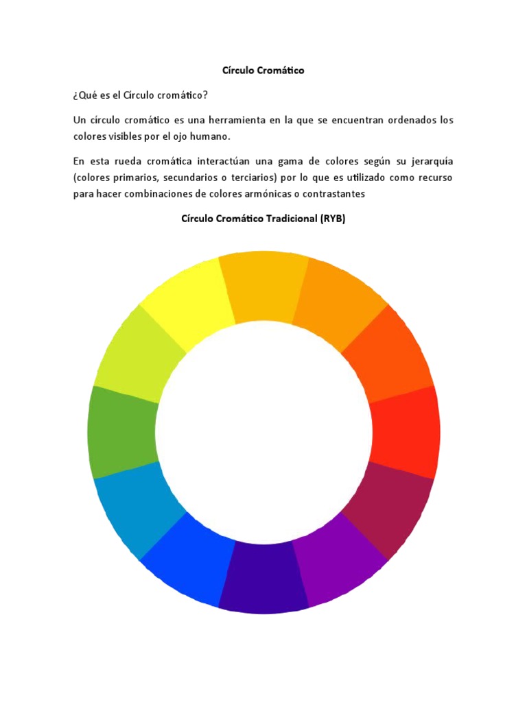 Círculo Cromático | PDF | Color | Cian